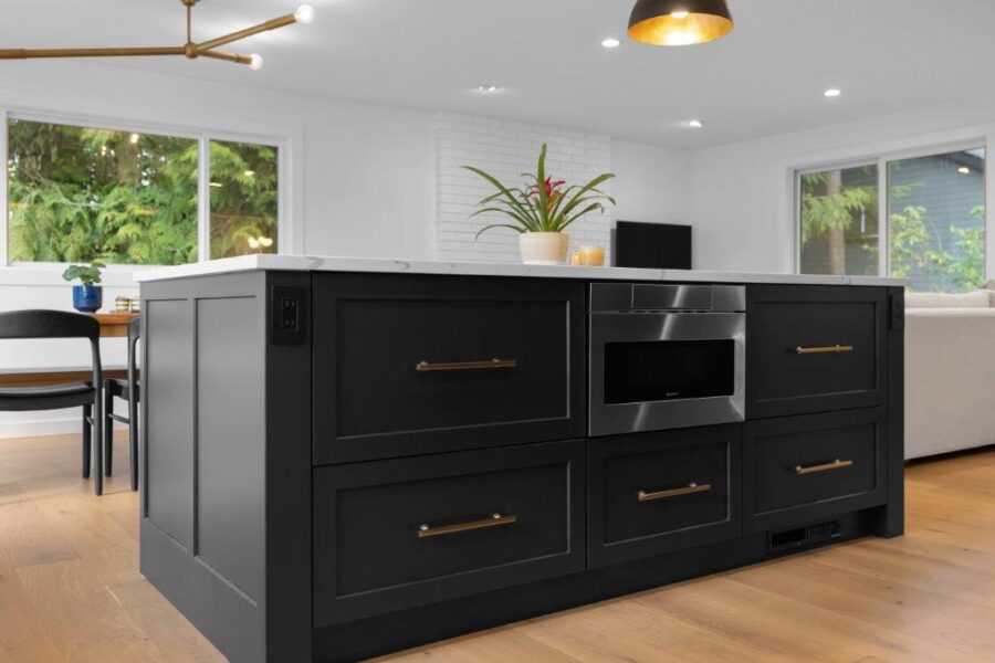 Spacious Kitchen with 3-tone Color Palette - NIBIO | The Dutch Designer